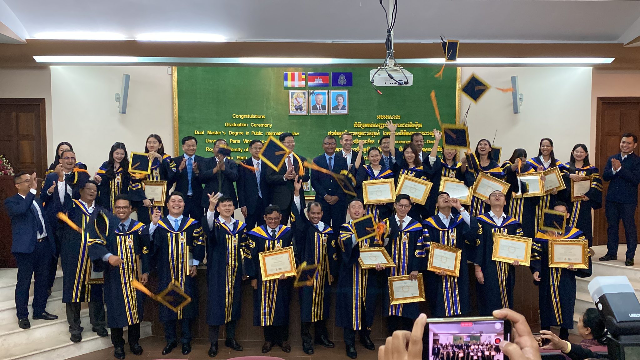 H.E. Dr. Hang Chuon Naron Presides Over the Graduation Ceremony for the ...